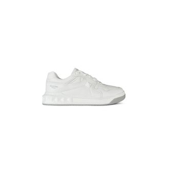 Valentino Garavani Homme, Chaussures, Blanc, Taille: 45 EU One Stud Low-Top Baskets
