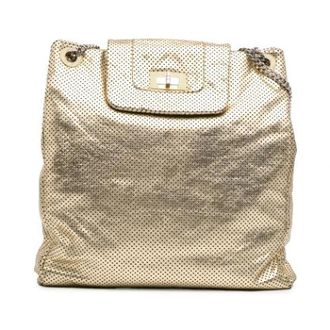 Chanel Sac Cabas Pr&eacute;-doccasion - Femme - Pre-owned - Jaune - Taille: ONE Size