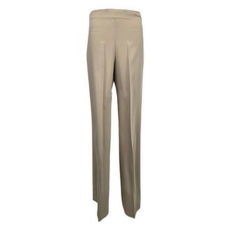 P.A.R.O.S.H. Weite Bein Sand Hose - - Trousers - Damen - Beige - L