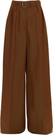 Dries Van Noten Formale Hose - Braun