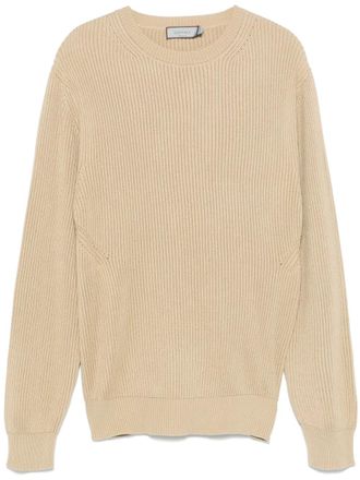 Canali pull nervuré en cachemire - Marron