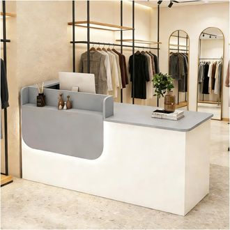 Generic LED-Lichtleiste f&uuml;r die Schublade der Rezeptionstheke Rezeptionstresen mit Theke Rezeptionstisch mit Stauraum Kassentresen f&uuml;r B&uuml;ro Einzelhandel Lobby