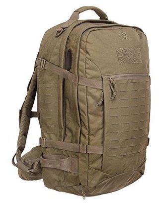 Tasmanian Tiger TT Mission Pack MKII Sac à Dos de Trekking Tactique Compatible avec Molle, avec de Nombreux Compartiments, dun Volume de 37 litres, Coyote