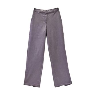 Sunnei Fit Loose Pants - - Trousers - Damen - Lila - M