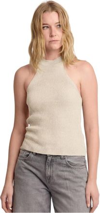 Kocca Femme, Tops, Beige, Taille: 40 FR Fermano D&eacute;bardeur