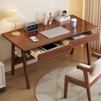 Generic Schreibtisch mit Schubladen, B&uuml;roschreibtisch aus Holz, Arbeitsplatz for Schlafzimmer, Homeoffice, Kreatives Basteln