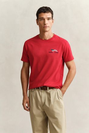 GANT Herren Graphic T-Shirt (XXXL) RUBY Rot