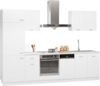 vidaXL 7-tlg. K&uuml;chenzeile Lyon Wei&szlig; Holzwerkstoff Vidaxl