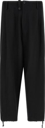Yohji Yamamoto Pantalons D&eacute;contract&eacute;s - Noir