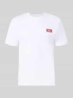 Jack & Jones Regular Fit T-Shirt aus reiner Baumwolle mit Label-Detail