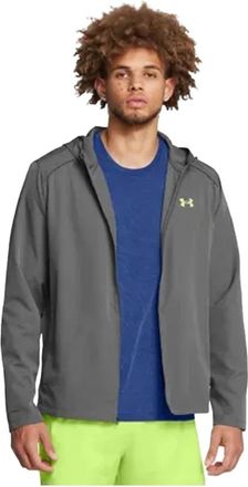 Under Armour Homme, Vestes, Gris, Taille: L Launch Hooded Jacket