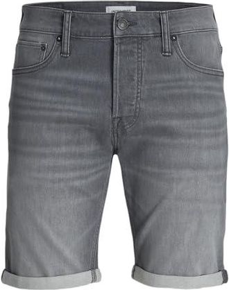 Jack & Jones Plus Size Jjirick Jjicon Shorts Ge 370 I.k Sn Pls Jean, Gris Denim, 46 Hommes