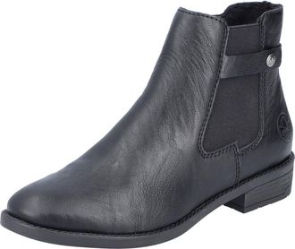 Rieker Damen 73674 Chelsea-Stiefel, Schwarz, 36 EU