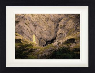 1art1 Caspar David Friedrich Poster Gräber Gefallener Freiheitskrieger, Grabmale Alter Helden, 1812 Gerahmtes Bild Mit Edlem Passepartout | Wand-Bilder | Im