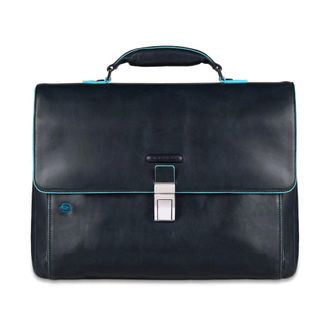 Piquadro Erweiterbare Laptop-Aktentasche 15-6 - - Bags - Herren - Blau - ONE SIZE