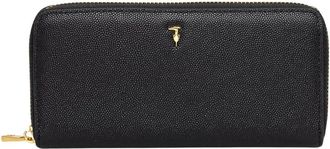 Trussardi Portefeuille classique en cuir - Femme - Accessoires - Noir - Taille: ONE Size