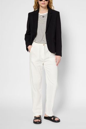 Gerard Darel Pantalon droit en coton et lin - LYSEE - Blanc