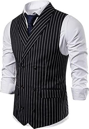 Generic Gilet sans manches pour homme pour la course &agrave; pied et le fitness, veste d&eacute;contract&eacute;e, gilet daffaires, costume de mariage, gilet pour homme, d&eacute;bardeu