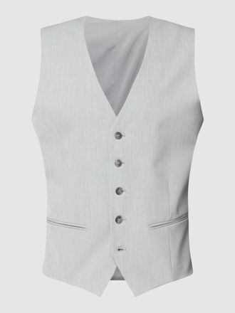 Selected Anzugweste mit Paspeltaschen Modell LIAM