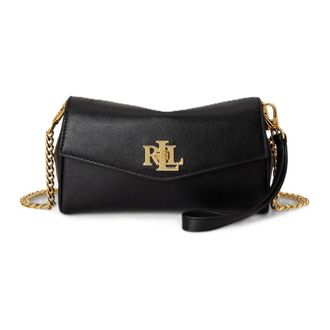 Ralph Lauren Tanner Umh&auml;ngetasche aus Nappaleder - - Bags - Damen - Schwarzk - ONE SIZE