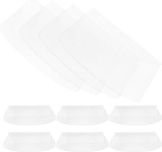 BESPORTBLE 10 St&uuml;ck Transparente Wand schuhhalter aus Stabilem Platzsparendes Wandregal f&uuml;r Sneaker und Schuhe Klarer Schuhst&auml;nder zur &Uuml;bersichtlichen Schuhpr&auml;se