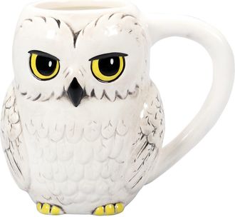 Harry Potter 3D Tasse Hedwig - weiÃY, Bedruckt, aus Keramik, Fassungsvermögen ca. 425 ml