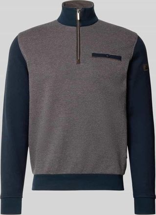 Bugatti Sweatshirt mit Label-Details