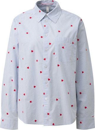 QS by s.Oliver Langarmbluse Bluse Hemdbluse