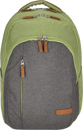 Kenorada Rucksack Lanin Basics Allround | moderner Tagesrucksack | Zwei Hauptf&auml;cher | Daypack mit Frontfach und Steckf&auml;chern | gepolstertes Laptopfach (16) | g