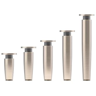 Generic M&ouml;belbeine 4er-Set, Metall Mit Schrauben Und Rutschfester Unterseite, Tischbeine, Konische Schrankf&uuml;&szlig;e Badezimmer, F&uuml;r Sofas, Couchtische, Kommodenf&uuml;&szlig;