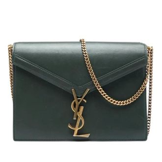 Saint Laurent Pre-owned Cassandra - Femme - Pre-owned - Vert - Taille: ONE Size