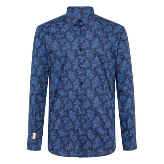 Billionaire Boys Club Milano Shirt - - Shirts - Herren - Blau - XS