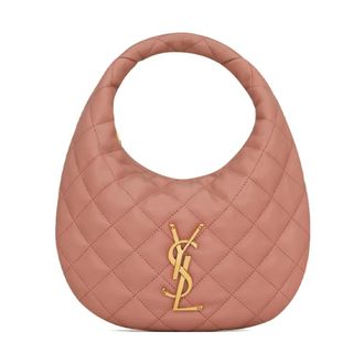 Saint Laurent Icarino Quilted Handbag - - Bags - Damen - Rosa - ONE SIZE