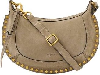 Isabel Marant Sac Oskan Moon en cuir velours