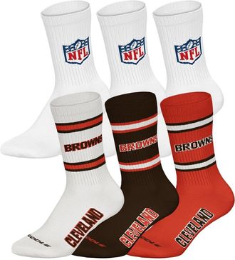 NFL unisexe Chaussettes Paquet de 6 6Pack Crew Socks