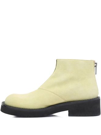 Maison Margiela bottines à détails de surpiqûres - Tons neutres