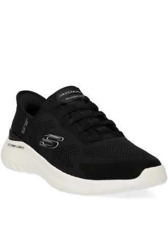 Skechers baskets Bounder en r&eacute;sille - Noir