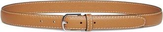 Toteme Femme, Accessoires, Brun, Taille: 90 CM Ceinture fine pour pantalon en cuir grain&eacute;