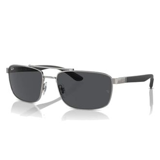 Ray-Ban unisex, Accessoires, Noir, Taille: 60 MM Lunettes de soleil rectangulaires Rb3737 style