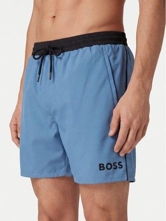 HUGO BOSS Badeshorts Starfish 50514429 Hellblau Regular Fit