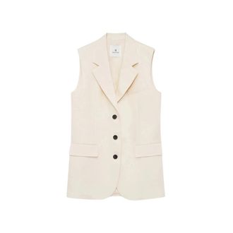 Anine Bing Sara Vest - - Jackets - Damen - Beige - S