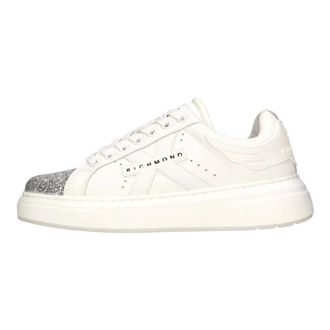 John Richmond Sneakers aus Leder und Kunstleder - - Shoes - Damen - Wei&szlig; - 37 EU