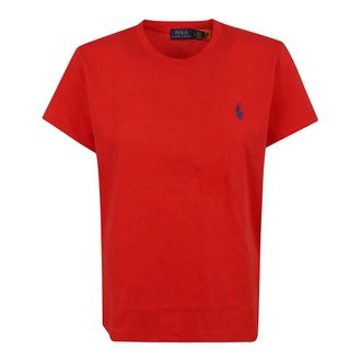 Polo Ralph Lauren Femme, Tops, Rouge, Taille: 42 FR Knit T-shirt