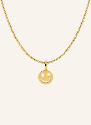 Cada Cada Kette Tiny Smiling Face gold