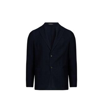 Emporio Armani Blazer droit en laine vierge