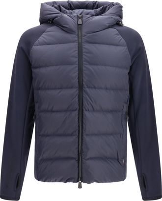 Moncler Polartec Insulated Zip-Up Down Jacket - Navy