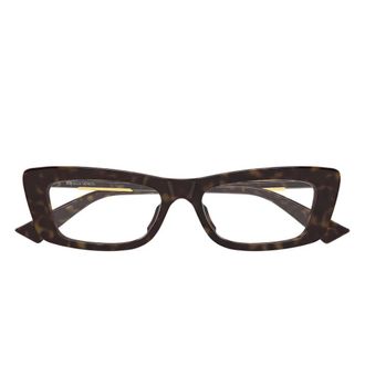 Bottega Veneta Oversized Cat-eye Optical Frame - - Accessories - Damen - Braun - 52 MM