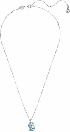 Swarovski Schwanen-Anh&auml;nger-Halskette - - Accessories - Damen - Blau - ONE SIZE