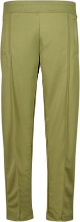 Palm Angels Homme, Pantalons, Vert, Taille: M Curved Logo Track Pants