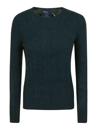 Polo Ralph Lauren Pull Col Rond - Vert Foncé